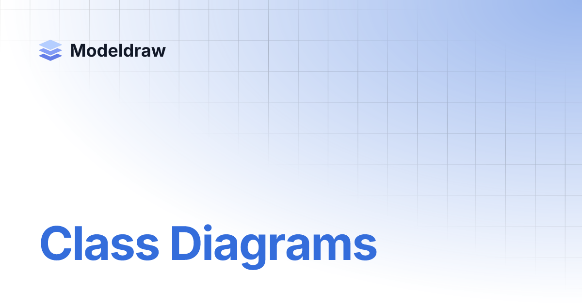 Class Diagrams | Modeldraw