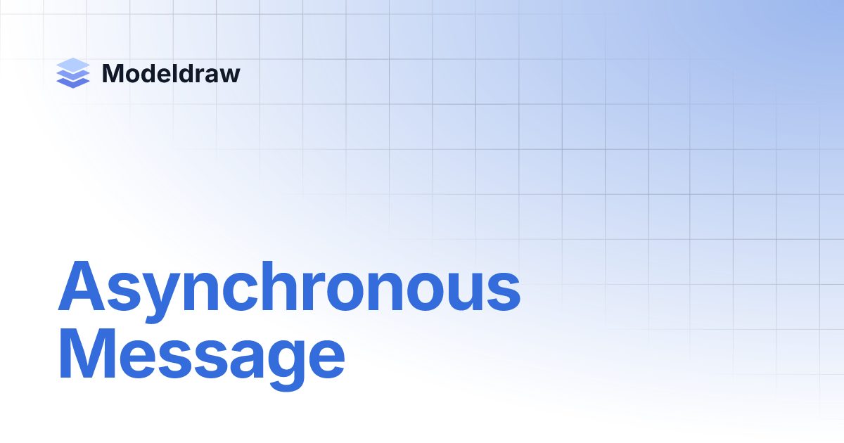 Asynchronous Message Modeldraw 