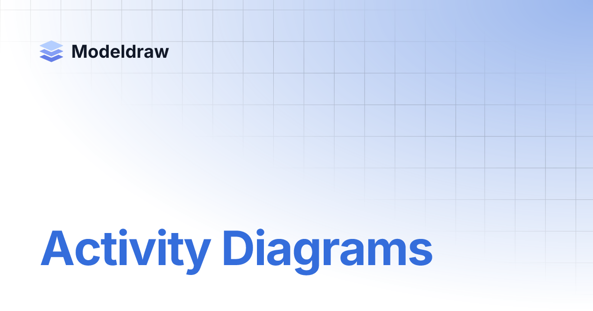 Activity Diagrams | Modeldraw